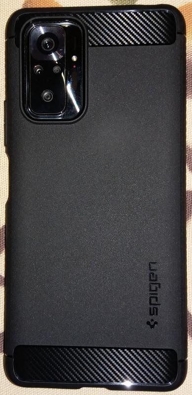 Redmi Note 10 Pro Rugged Armor Case by Spigen Matte Black