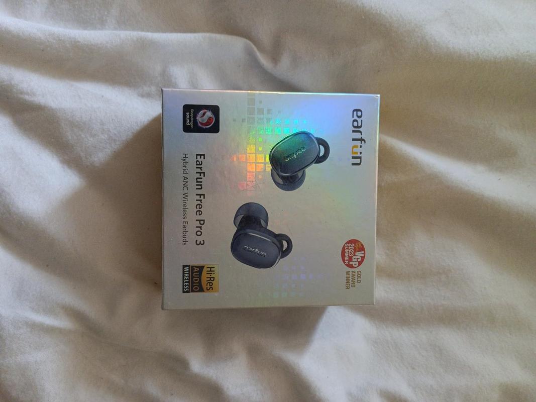 EarFun Free Pro 3 Noise Cancelling Wireless Earbuds - Black