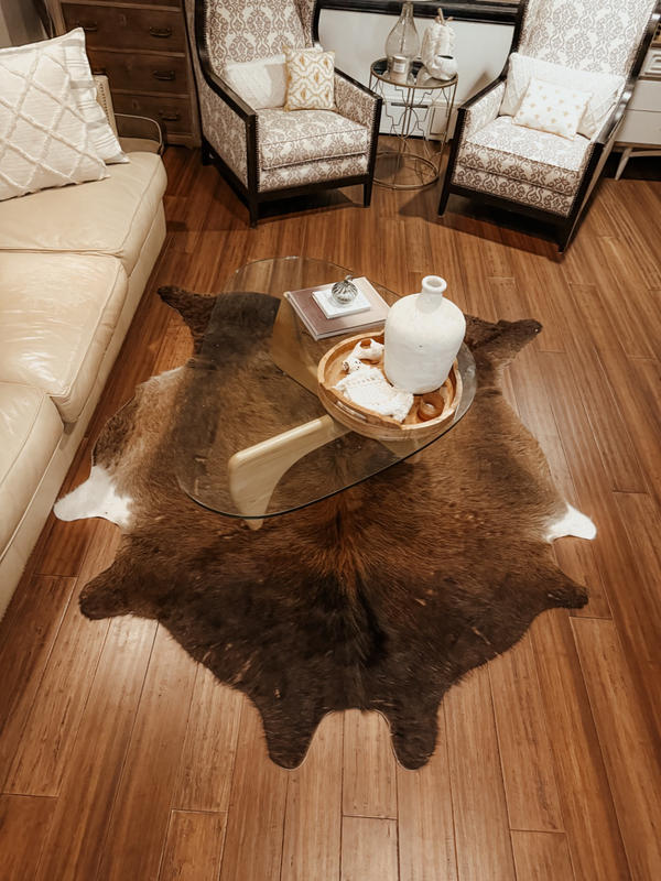 Natural Suede Rug Silver - Buy it on iCowhide