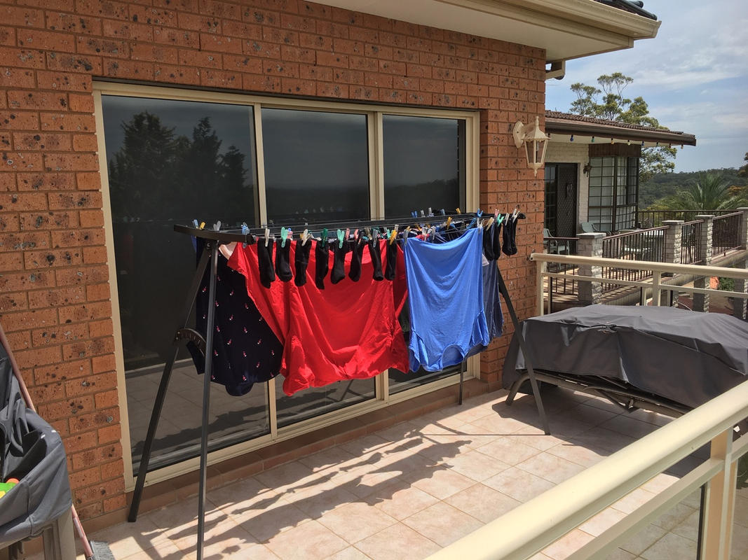 Hills Portable 170 Folding Clothesline Suits Indoor / Outdoor 80151040 ...