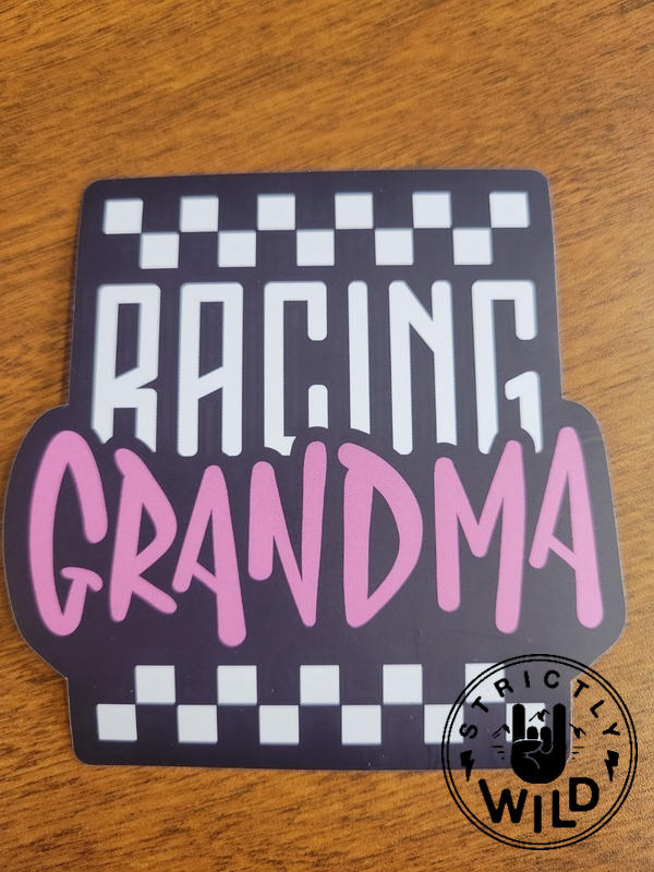 Racing Grandma Sticker | Strictly Wild