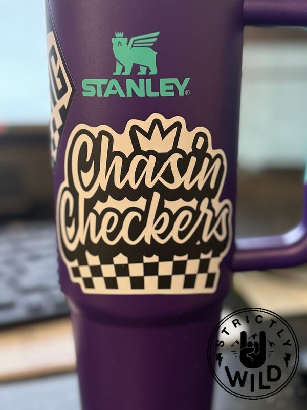 Chasin Checkers Sticker | Strictly Wild