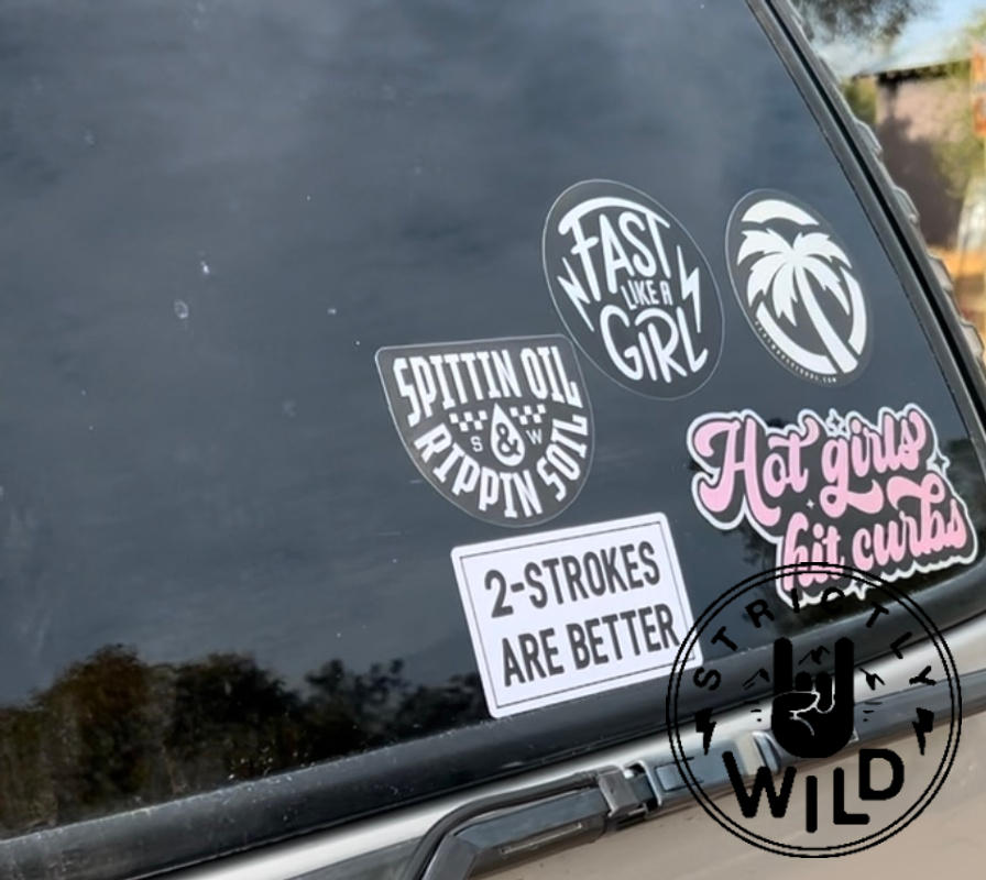 Spittin Oil & Rippin Soil Sticker | Strictly Wild