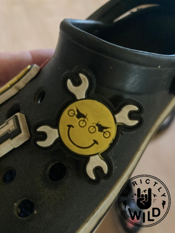 Smiley Wrench Croc Charm | Strictly Wild