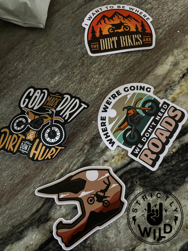 Helmet Sticker | Strictly Wild