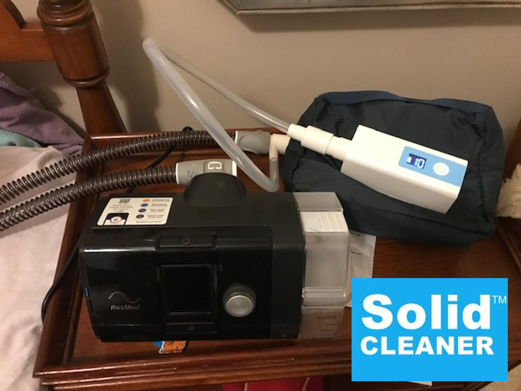 SolidCLEANER Portable CPAP Cleaner Bundle with Carbon Filters, LED ...
