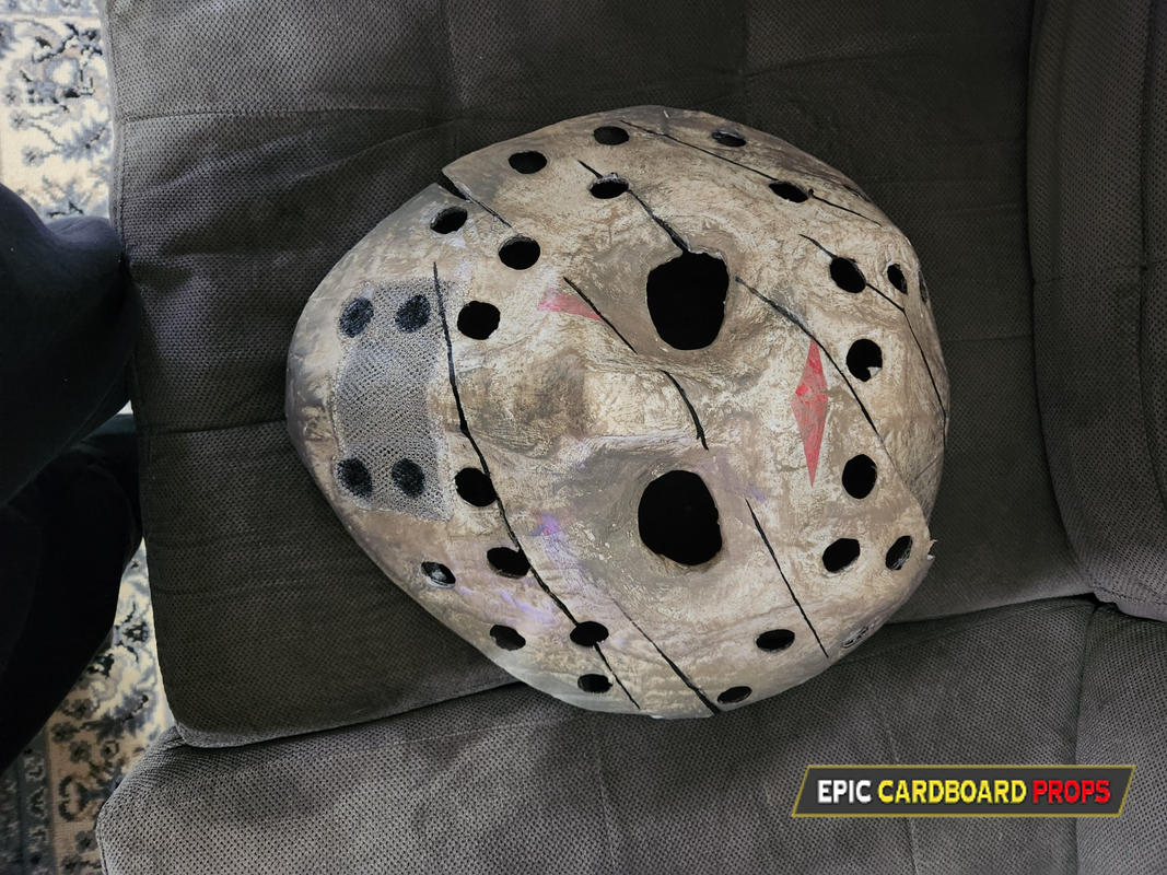 Jason Voorhees Mask TEMPLATES for cardboard DIY – Epic Cardboard Props