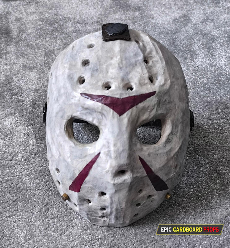 Jason Voorhees Mask TEMPLATES for cardboard DIY – Epic Cardboard Props