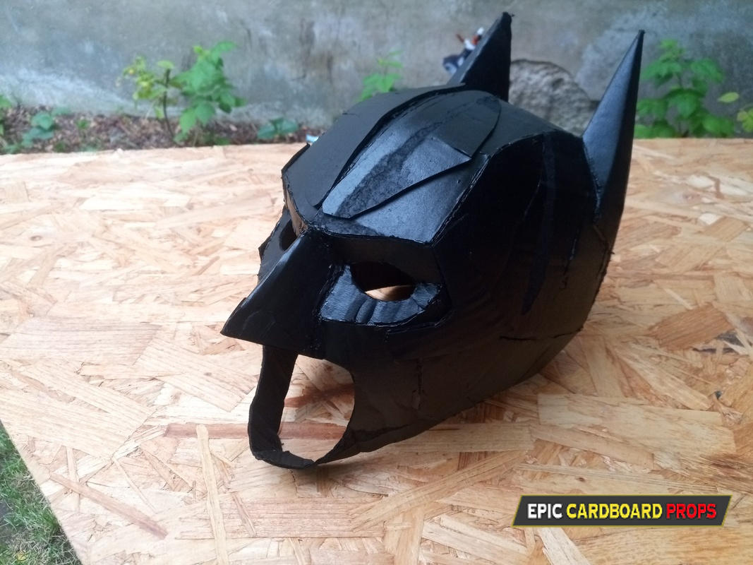 The Dark Knight Mask TEMPLATES for cardboard DIY – Epic Cardboard Props