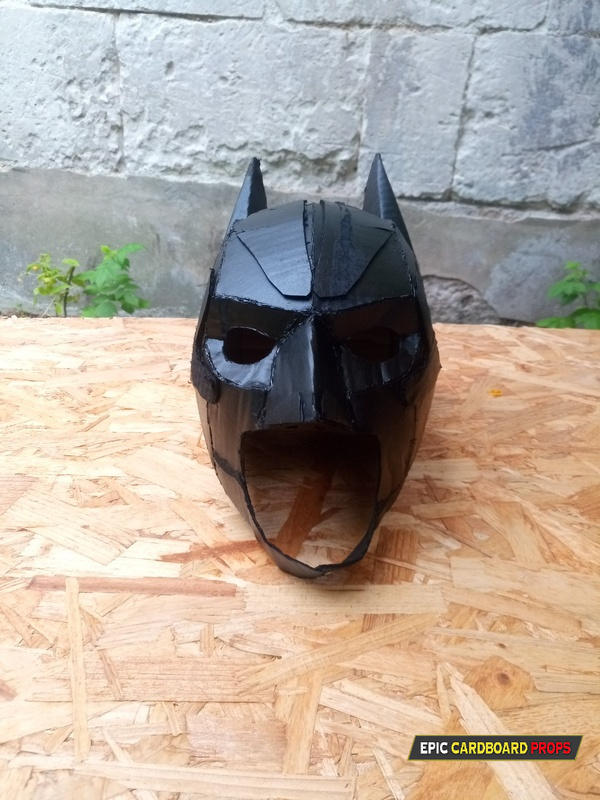 The Dark Knight Mask TEMPLATES for cardboard DIY – Epic Cardboard Props