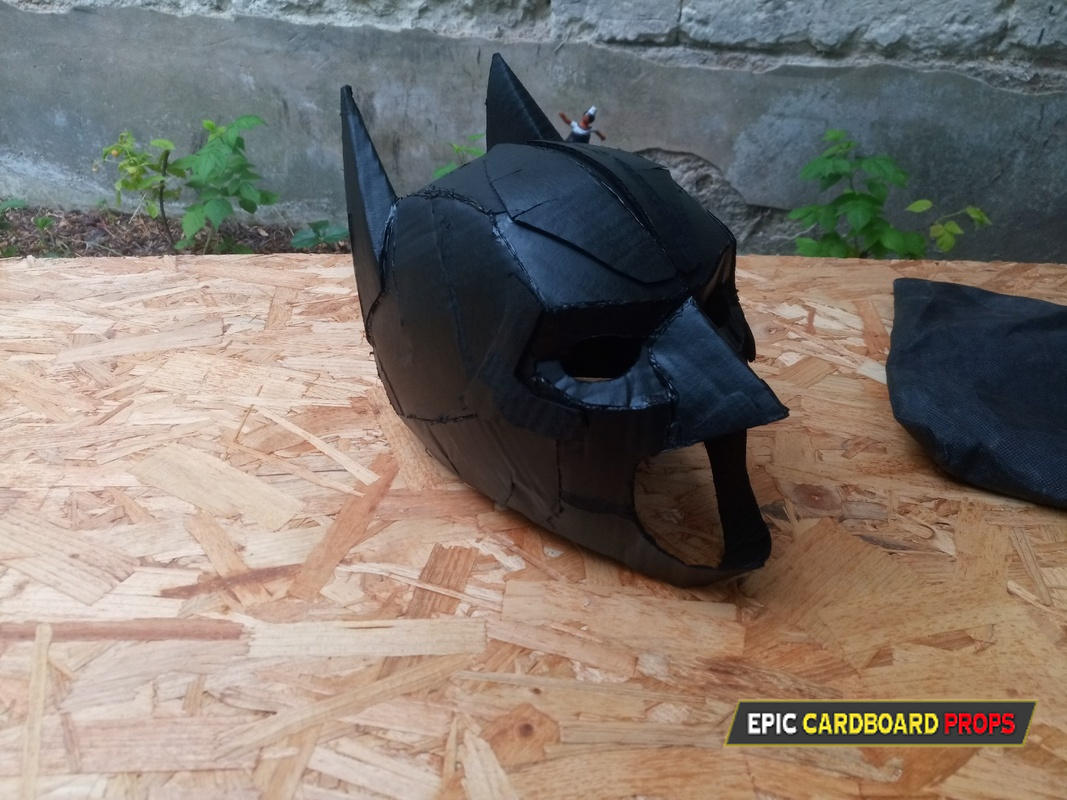 The Dark Knight Mask TEMPLATES for cardboard DIY – Epic Cardboard Props