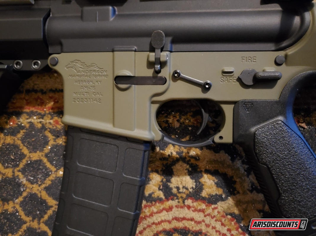 Anderson Manufacturing AM-15 Stripped Lower Receiver - Open - Anodized