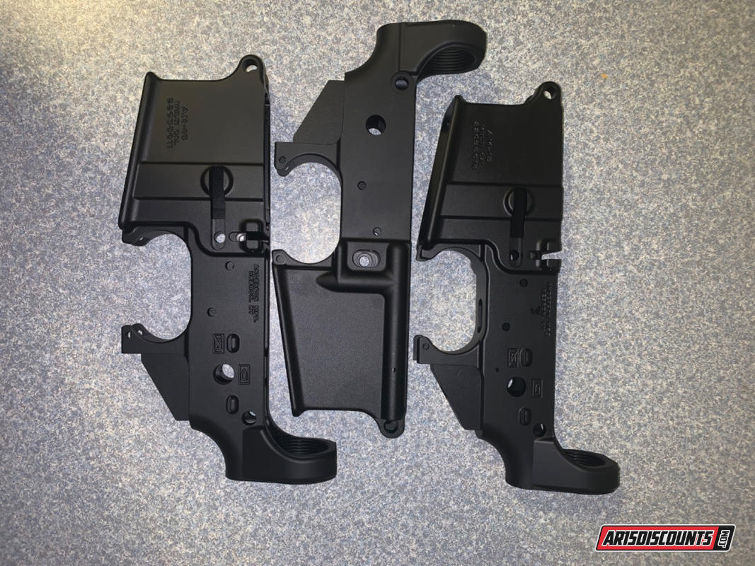 - Anderson Stripped Lower Receiver – No Logo (3 Pack) - AR15Discounts