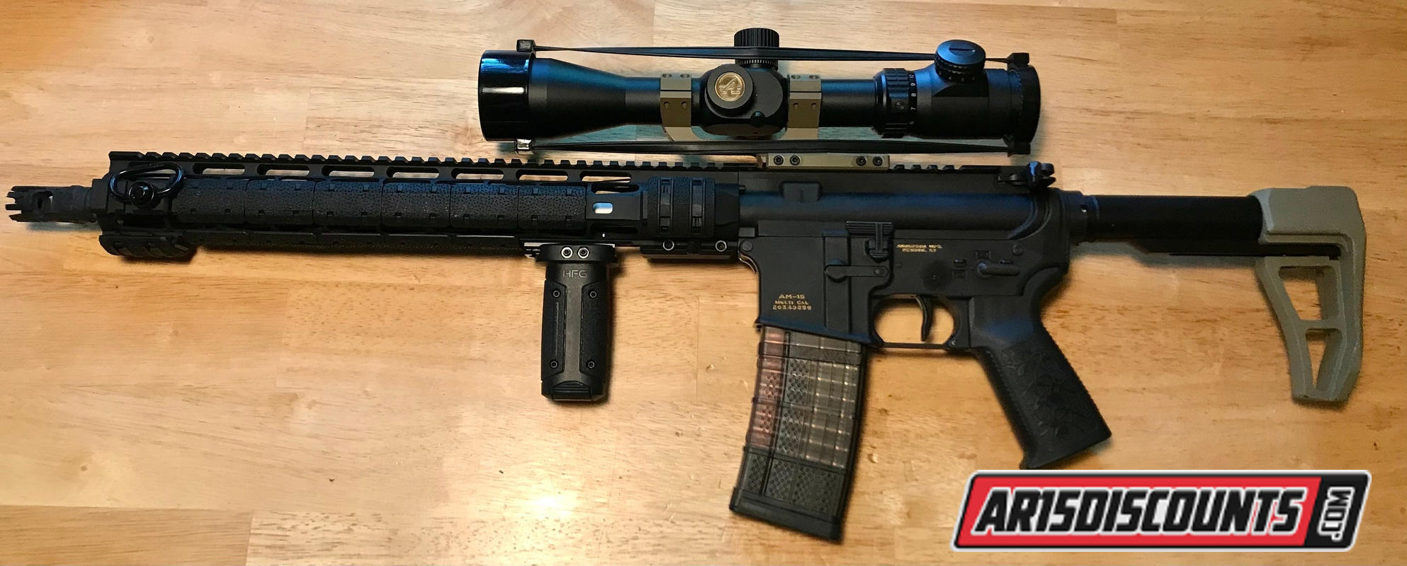 ARMBS01 - Aim Sports MBS (Micro Battle Stock) - AR15Discounts