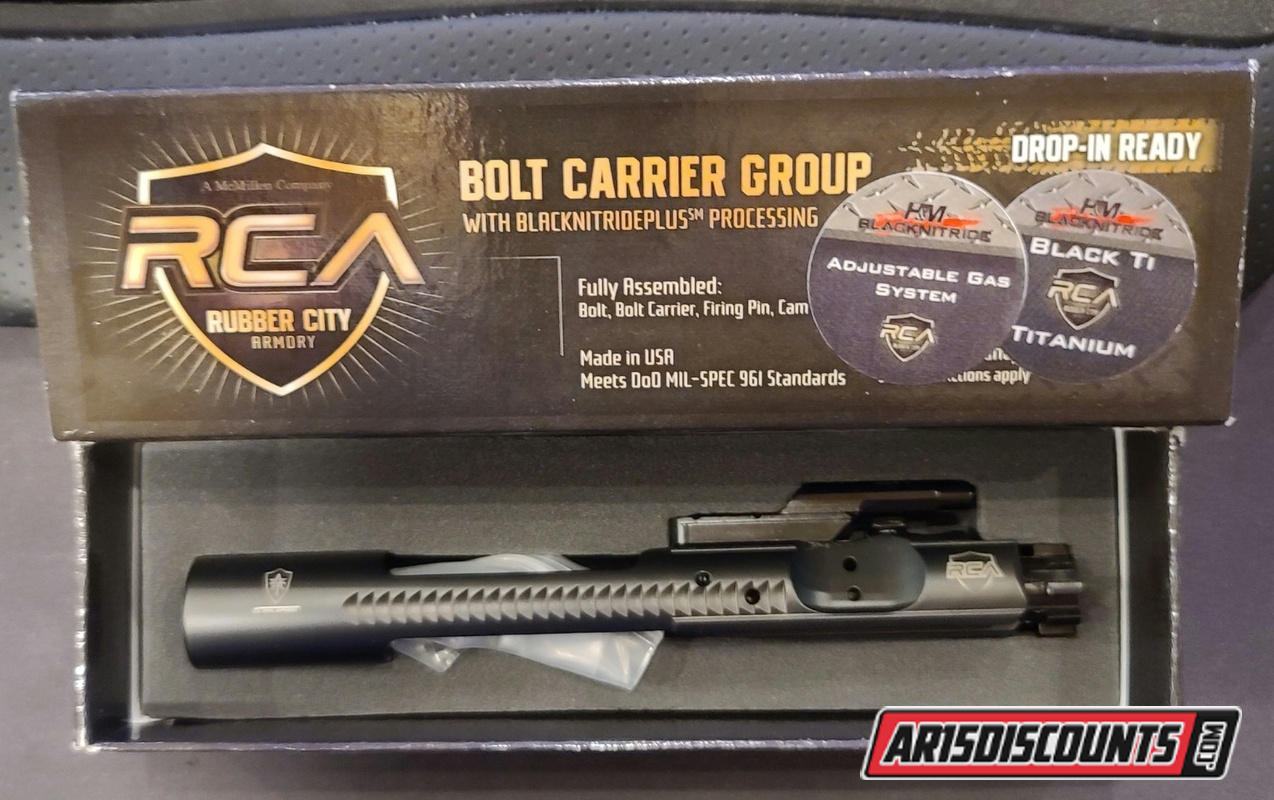 BTI-AGK - Rubber City Armory Lightweight AR-15 Titanium BCG w ...