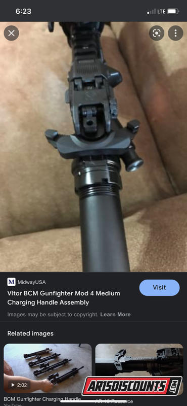 BCMGUNFIGHTER Charging Handle (5.56mm/.223) w/ Mod 4B (MEDIUM) Latch