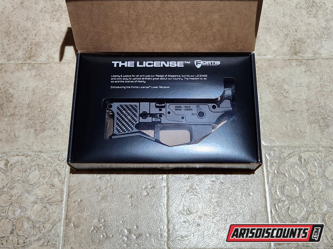 L-7075-A - Fortis License Lower Receiver - 7075 Ambidextrous ...