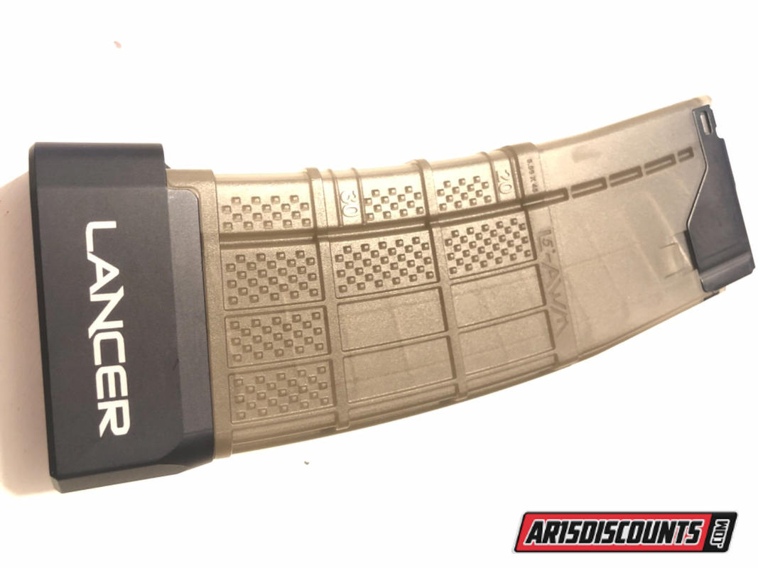 L5AWM-EXTBP-06-BLK - Lancer Systems L5AWM Extended Basepad +6 - Black - AR15Discounts