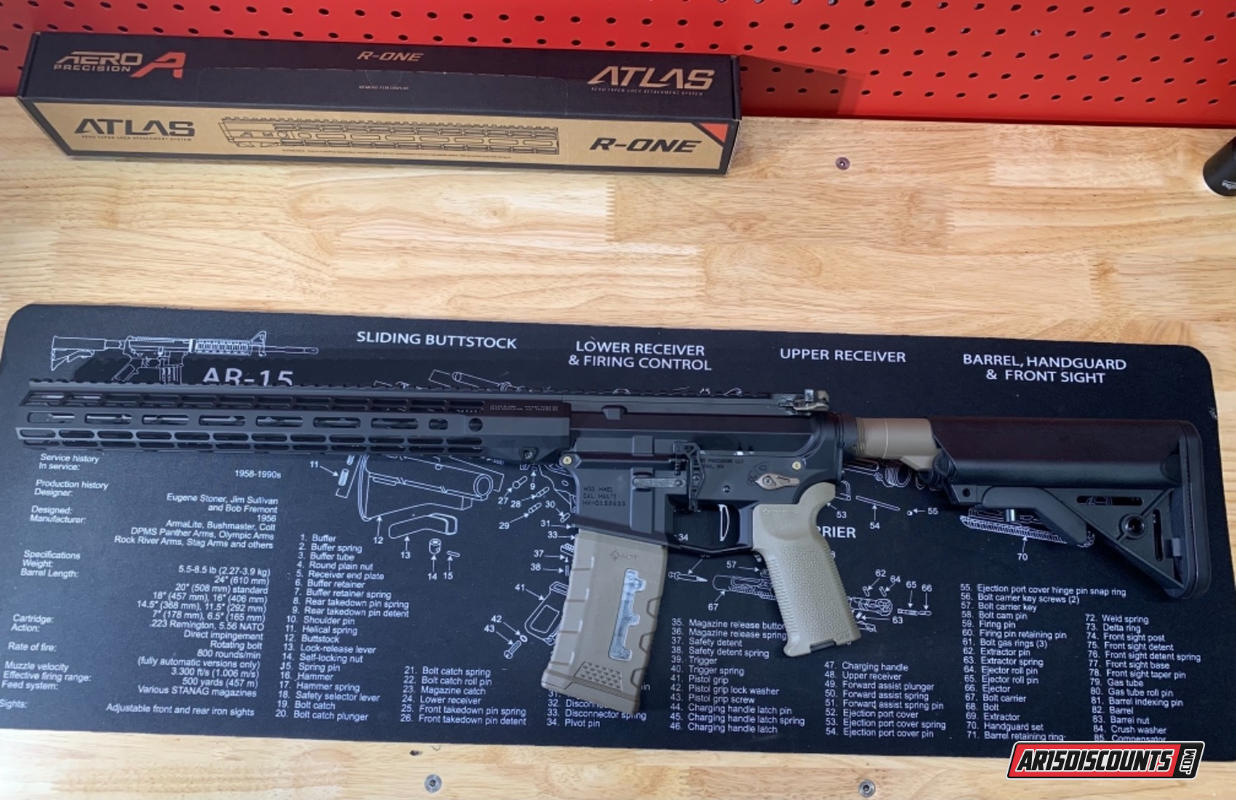 - Aero Precision ATLAS R-ONE Free Float M-LOK Handguard - AR15Discounts