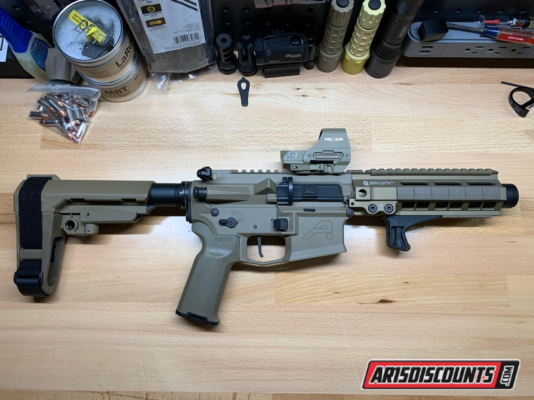 MNRKS - Trinity Force KeyMod / M LOK Rail Covers - Sand - AR15Discounts