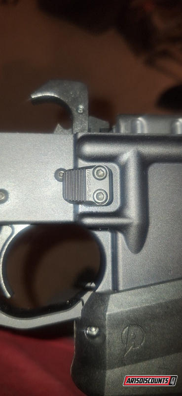 MPIMAG568BLK - Magpul Enhanced AR Magazine Release - Black - AR15Discounts