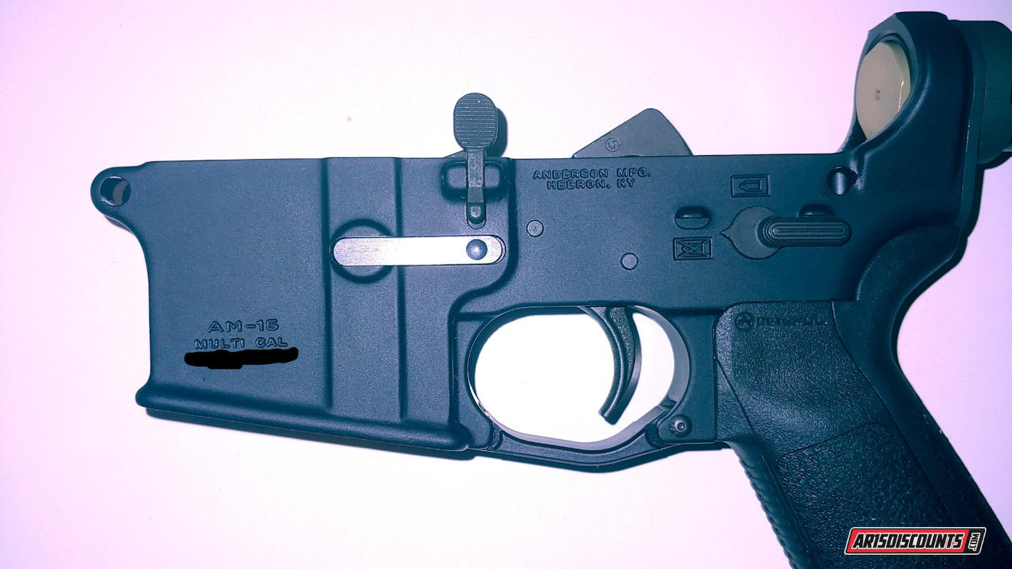 D2-K067-AG00 - Anderson Stripped Lower Receiver - No Logo - AR15Discounts