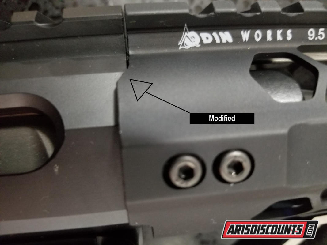 ODIN Works O2 Lite M-LOK Handguard - Black