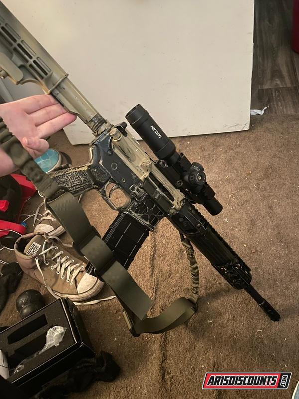 - 13.7" 5.56 NATO 1:7 Twist Black Nitride Mid-Length Barrel - AR15Discounts