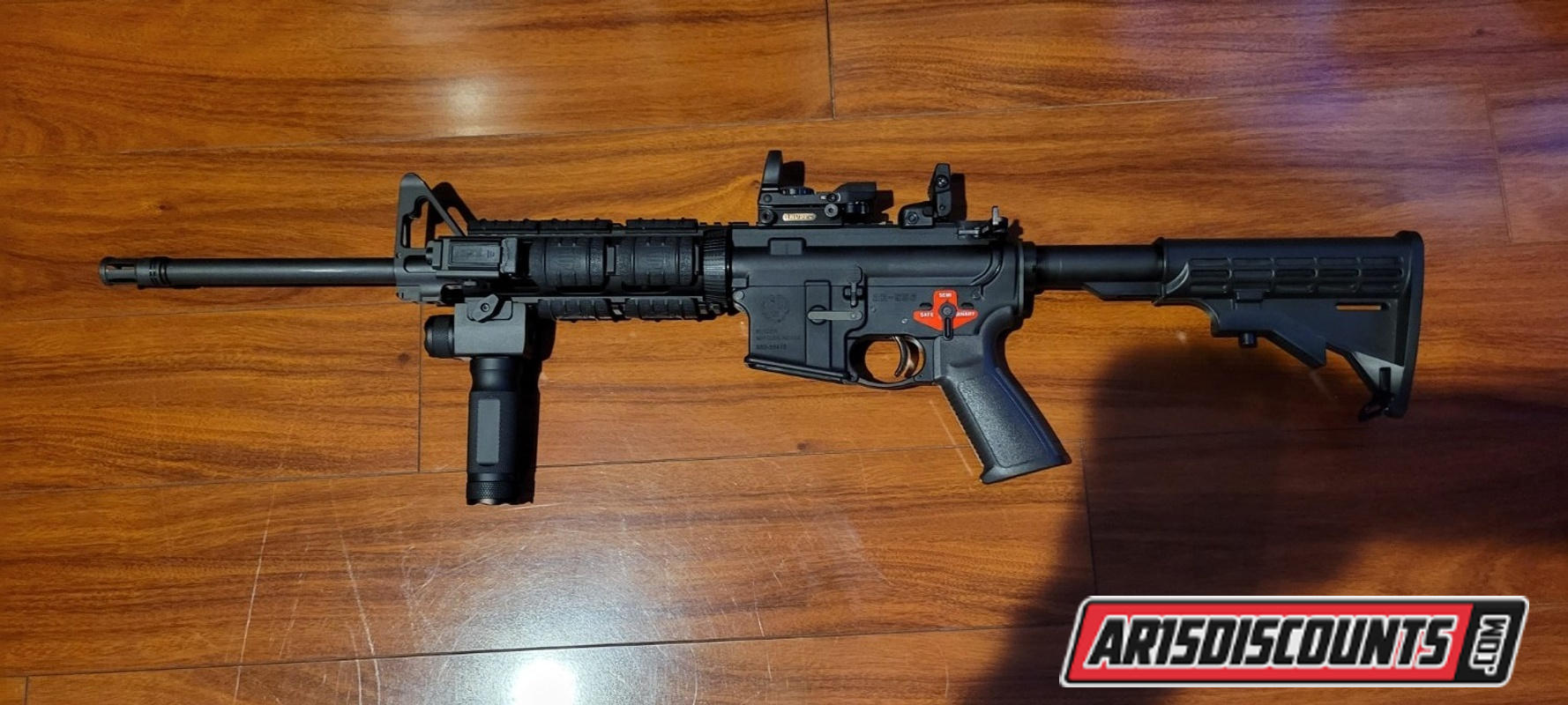 MTU001T - UTG PRO M4/AR-15 Car Length Drop-in Quad Rail with Extension ...