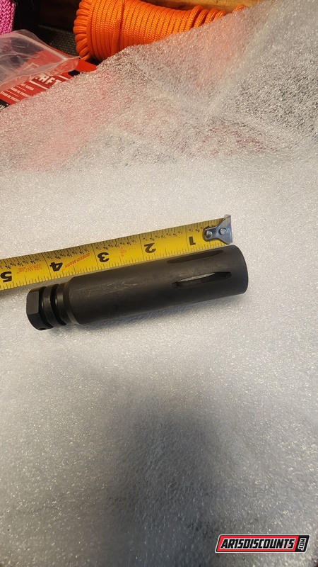 - KAK Retro AR15 Extended Flash Hider 1/2-28 - 4" - AR15Discounts