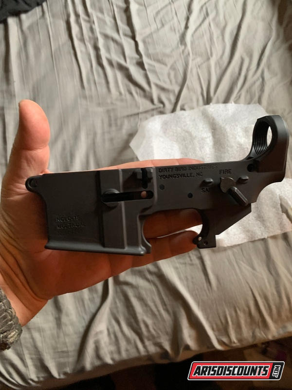 D250 - Dirty Bird NOLO AR-15 Stripped Forged Lower Receiver - AR15Discounts