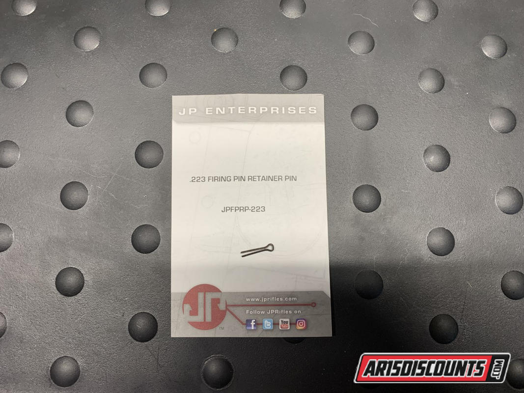 JPFPRP-223 - JP Enterprises .223 Firing Pin Retainer Pin - Cotter Style ...