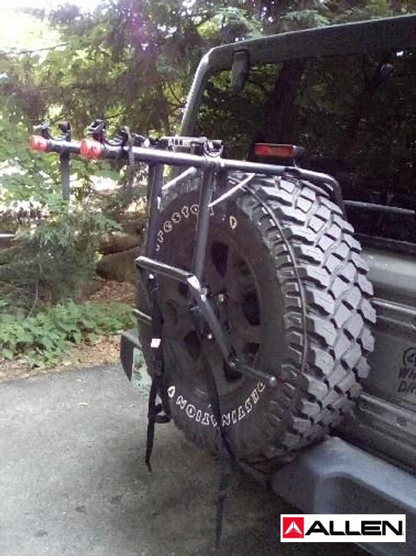 Deluxe Spare Tire Bike Rack - Allen Sports USA - Allen.Bike