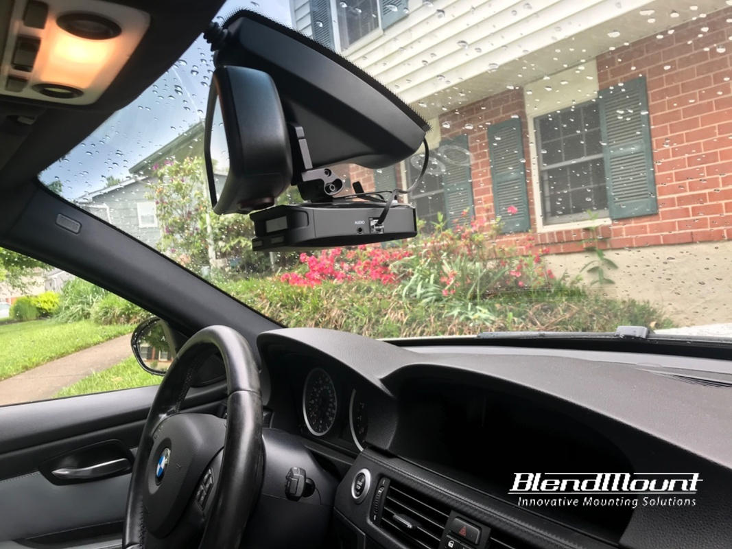 Bmw radar detector mount store