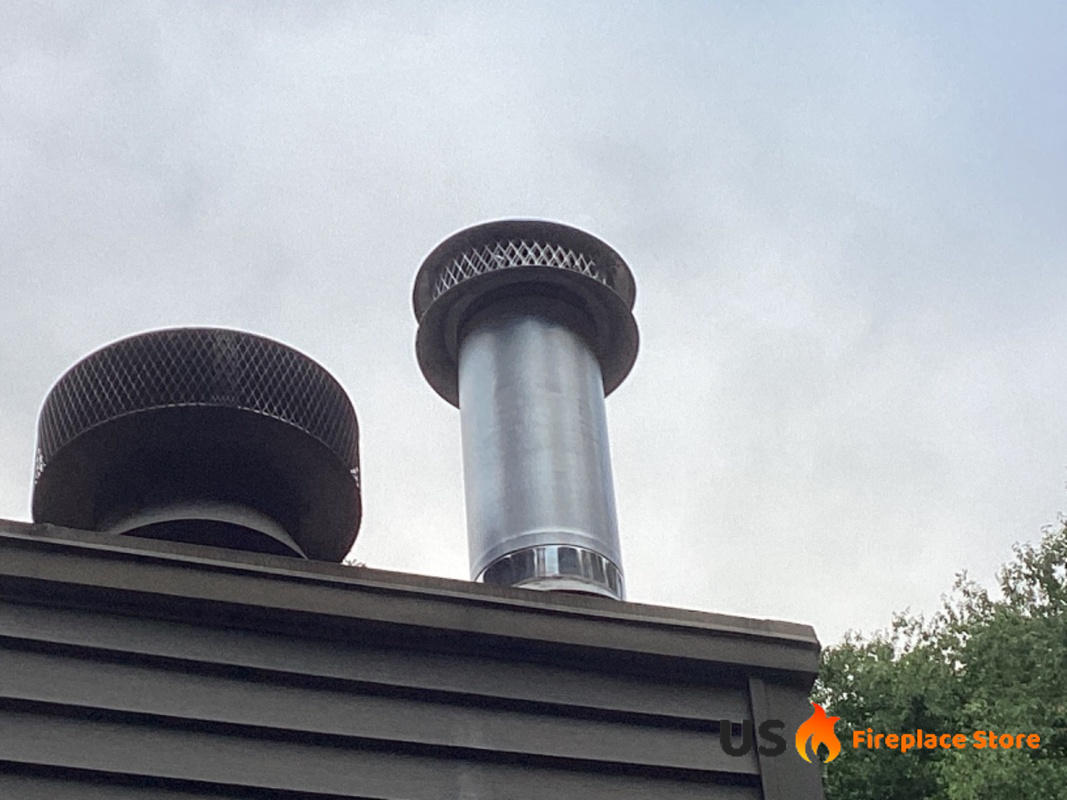 Security Chimneys Secure Temp ASHT 8" x 24" Aluminum Zinc Coated Steel – US Fireplace Store