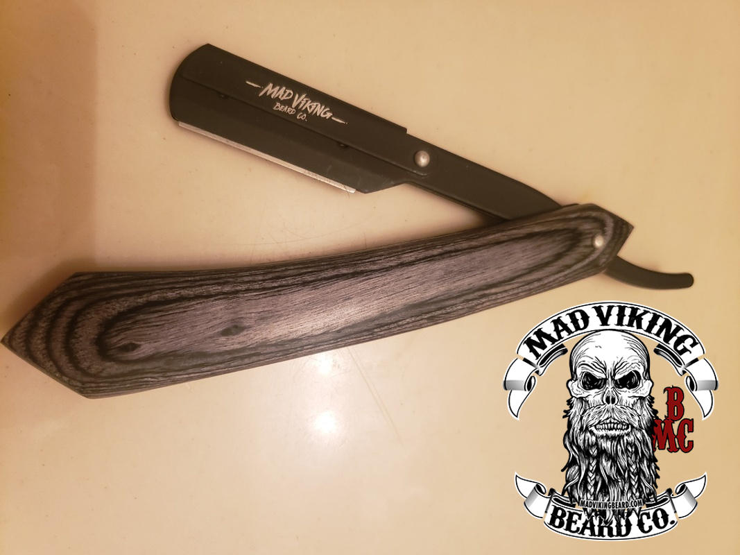 Straight Shaving Razor - Half Blade - Sharp & Reliable - Mad Viking