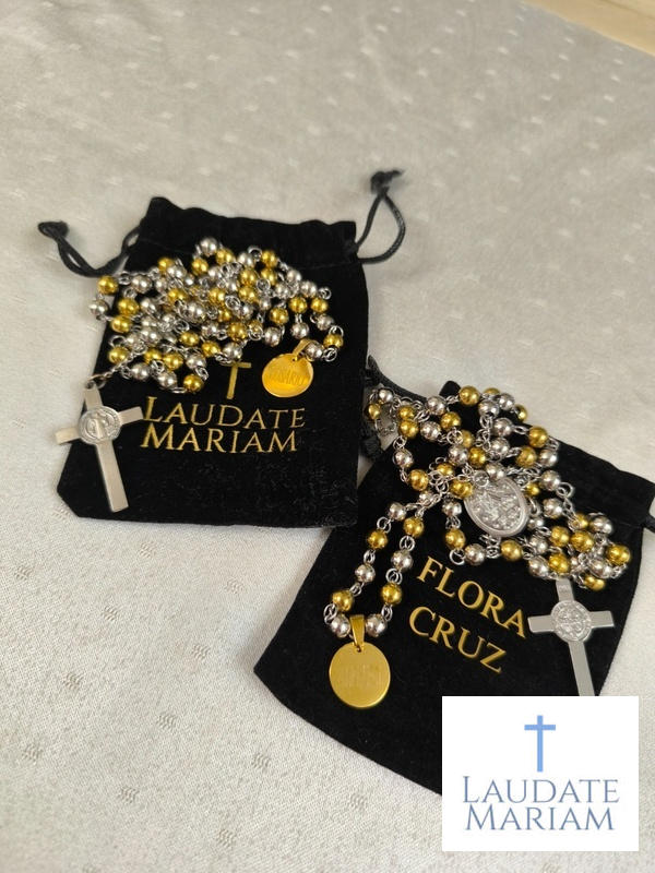 Personalized St. Benedict Rosary (Lightweight Edition) – Laudate Mariam