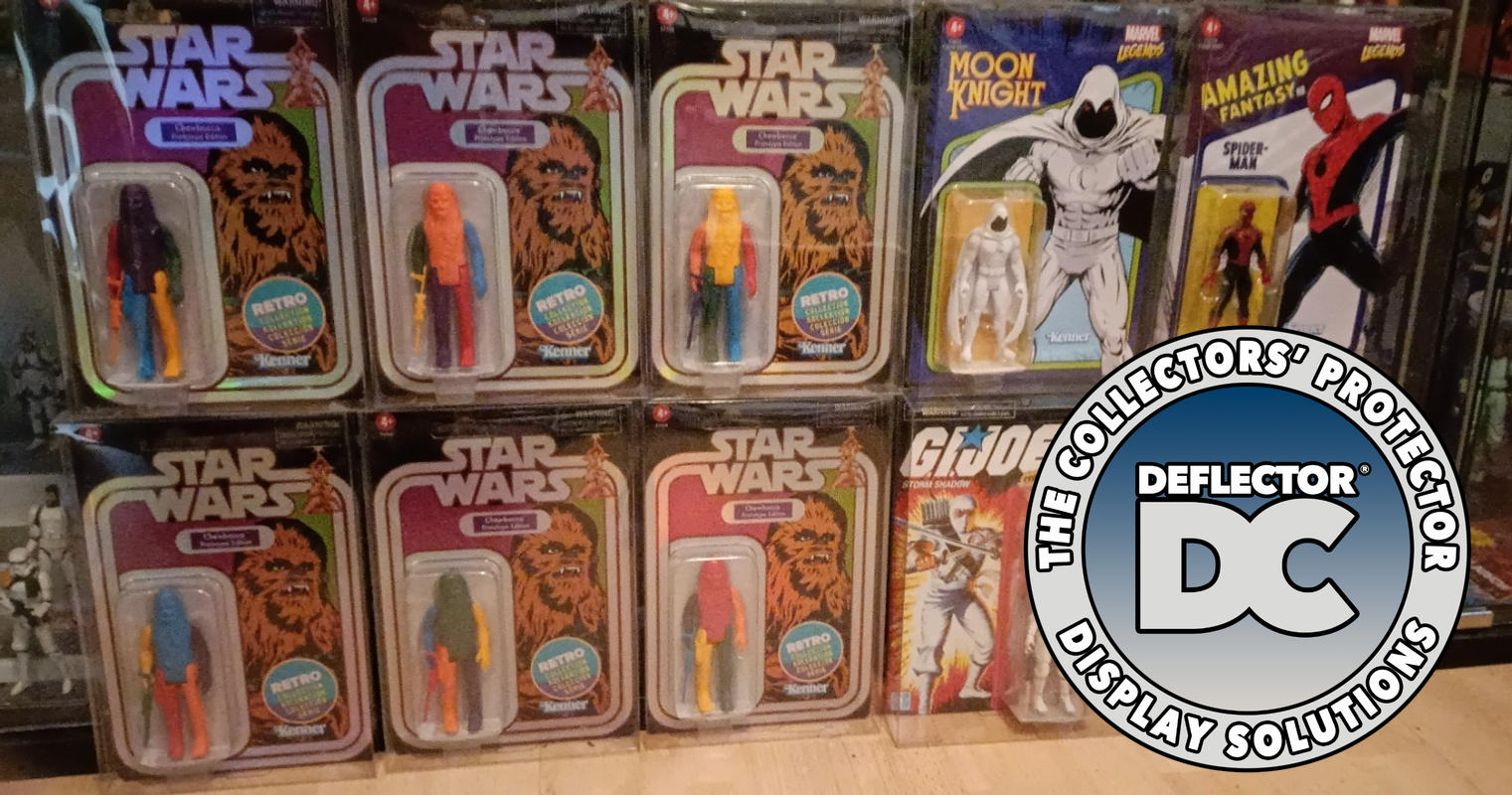 Marvel Legends Retro Collection Figure Display Case – Deflector DC