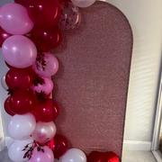 5ft Silver Tinsel Wedding Arch Cover | eFavormart.com