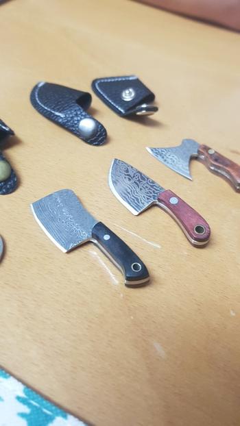 Mini Keychain Knife With Sheath Cover - GEEKYGET