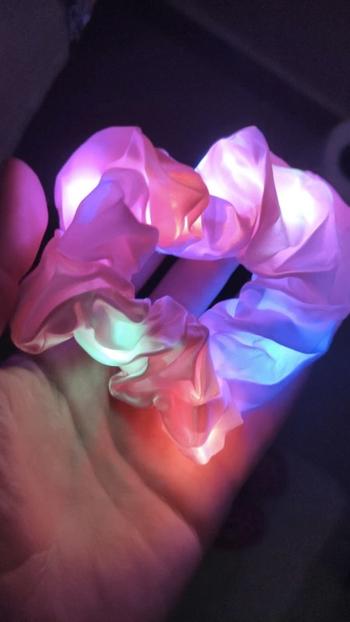 LED Light Scrunchies Luminous Hair Bow - GEEKYGET