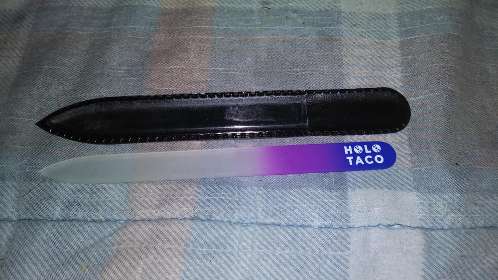 Glass Nail File - Purple/Pink – Holo Taco