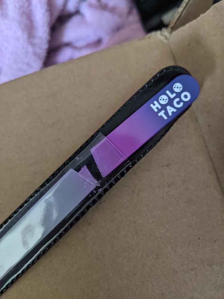 Glass Nail File - Purple/Pink – Holo Taco