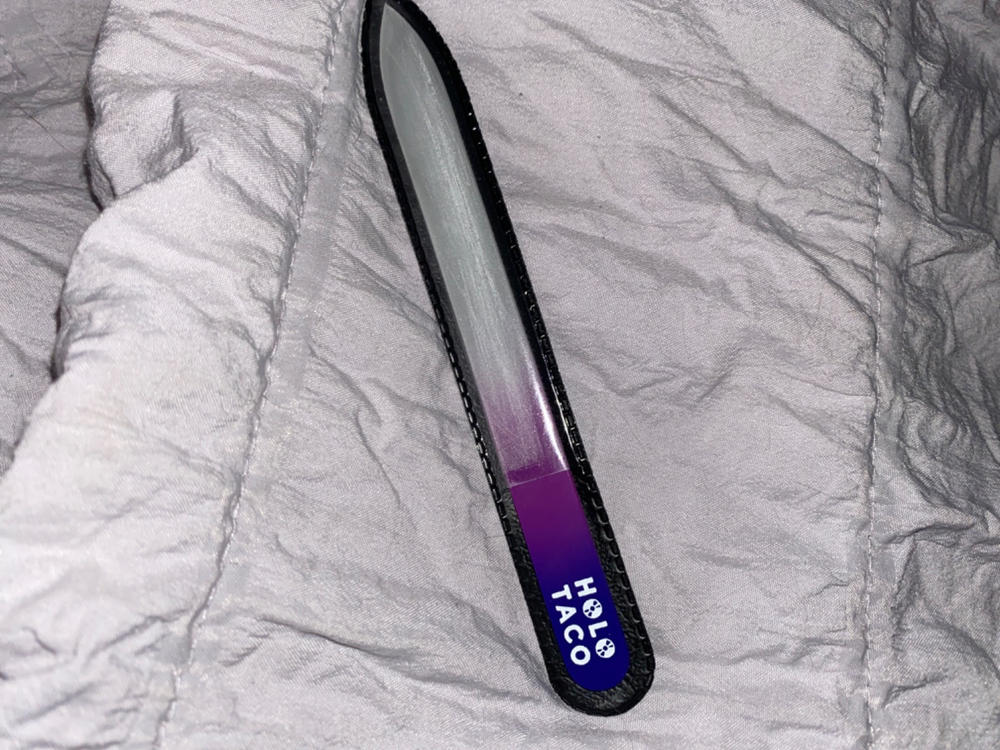Glass Nail File – Holo Taco