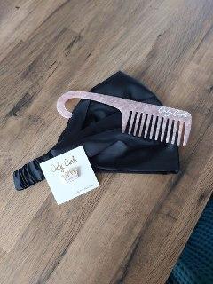 Only Curls Pink Shimmer Shower Comb