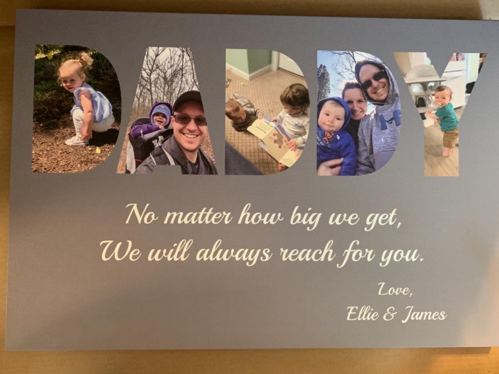 Dad Custom Photo Canvas T 365canvas