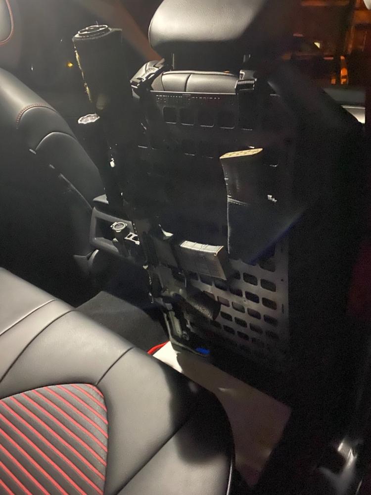 Vehicle Rifle Rack - Rubber Clamps + 15.25 X 25 RMP™ [Rigid MOLLE Panel ...