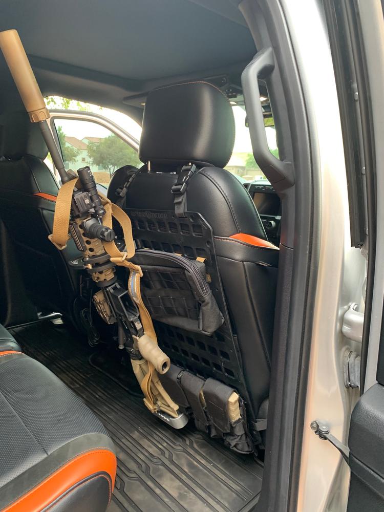 Vehicle Locking Rifle Rack - SC-6 Mount + 15.25 X 25 RMP™ [Rigid MOLLE ...