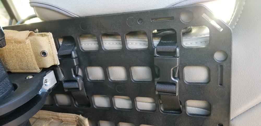 Vehicle Locking Rifle Rack - SC-6 Mount + 15.25 X 25 RMP™ [Rigid MOLLE ...