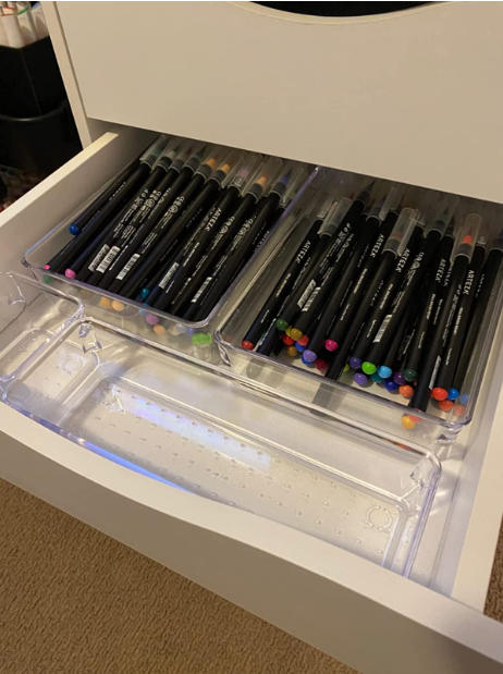 25 Pcs Clear Drawer Organizer Set Lifewit Lifewitstore
